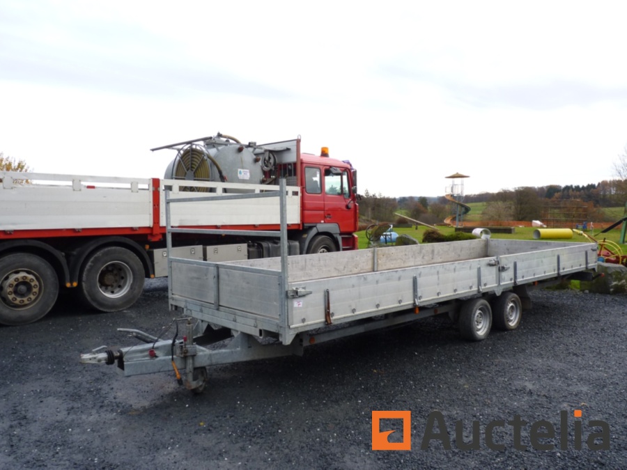 2 Axles trailer BW Trailers (8m) - Transport - Trailers - auctelia.com