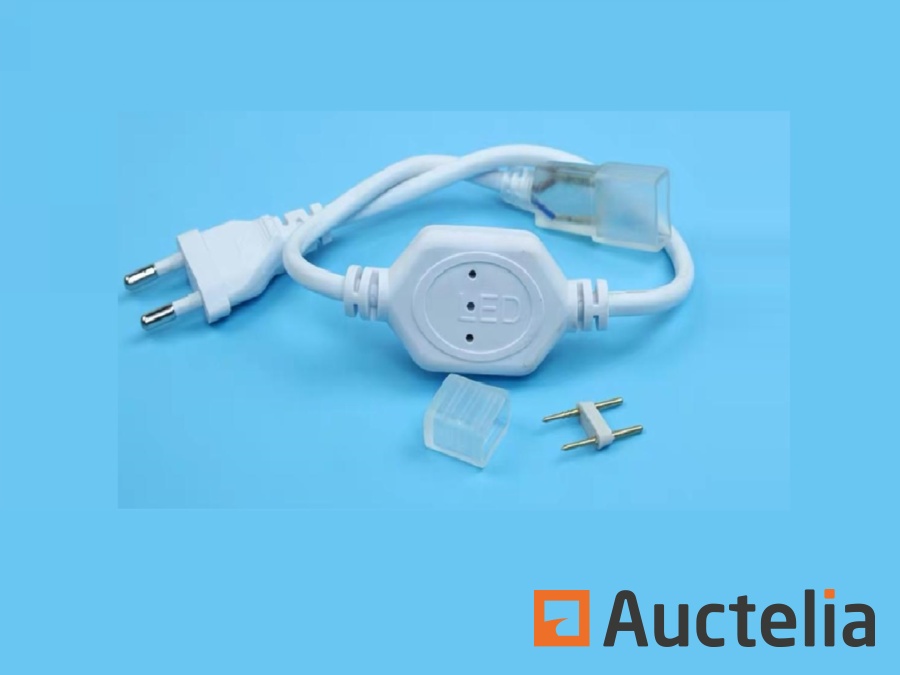 3 x White LED strip connector - Decoration - Lighting fixture ...