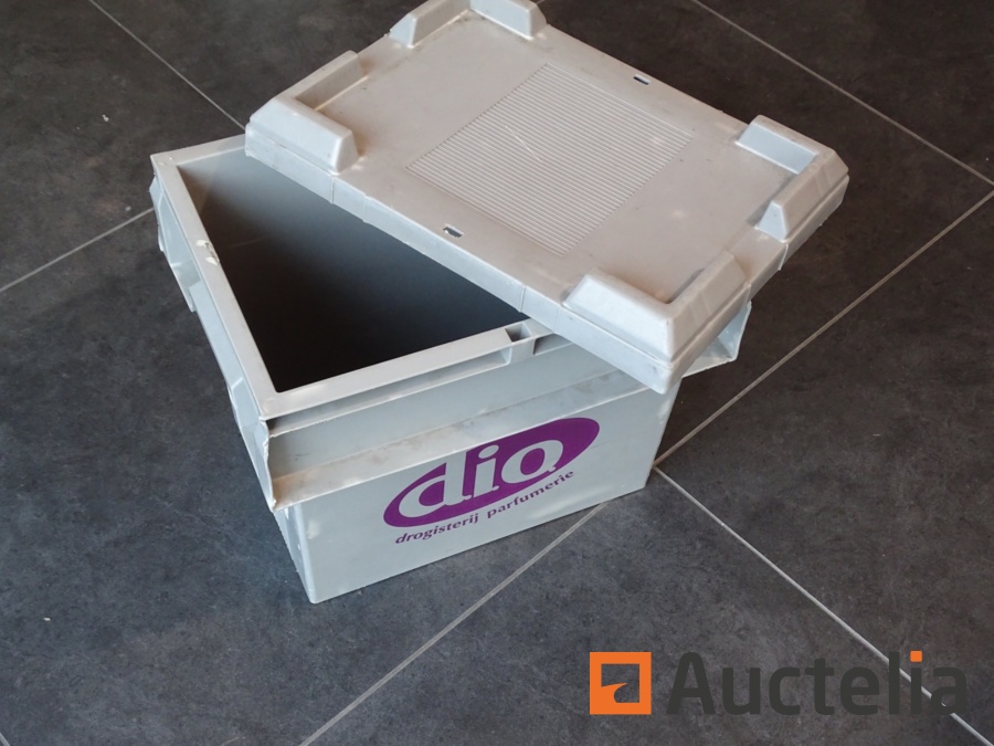 30 Storage boxes plastic Interlocking and stackable (Lid) - Storage ...