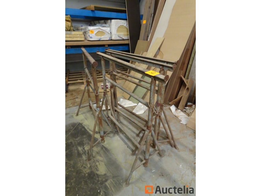 4 Metal Construction trestles - Construction - Others - Building trest ...