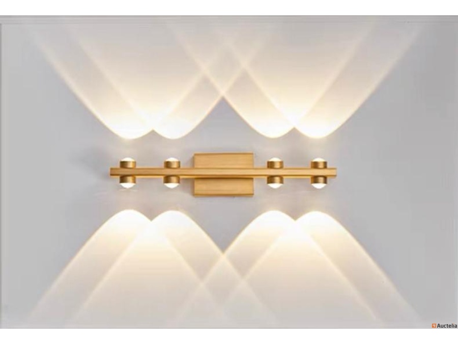 4 x decorative top and bottom wall lamp 6W LED (7025). - Decoration ...