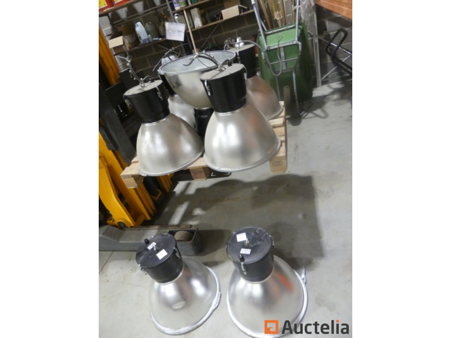 7 Lights Lighting Spotlights industrial type Ideallux Dundi - Electric ...