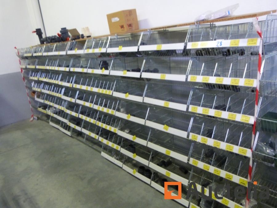 70 Stackable mesh baskets, High pressure fittings for pools - Storage ...