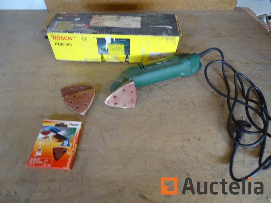 Bosch Belt sander PDA 100 triangular, glass paper - Hand tools - Trian ...
