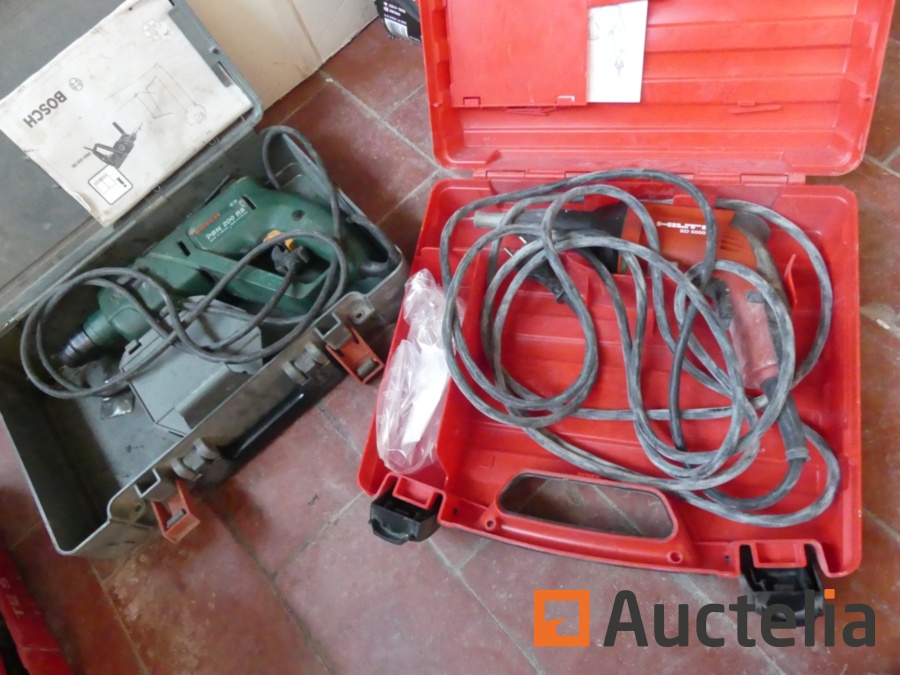 Bosch PBH 200 RE jackhammer, Screw driver Hilti SD5000 plasterer - Jac ...