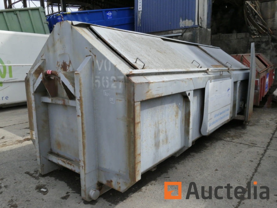 Closed container with selective waste KDA Construct 15 m³ - Reference ...