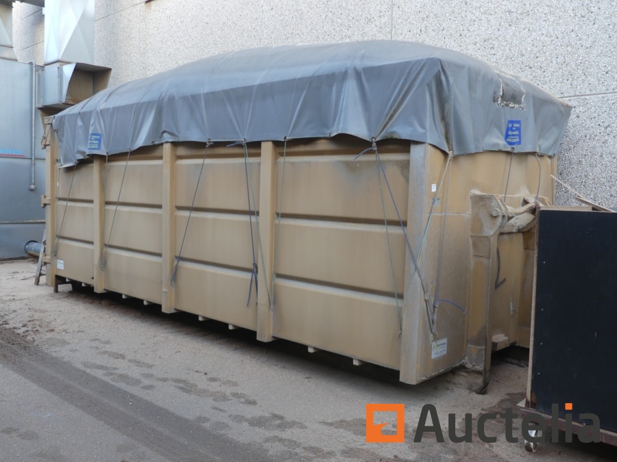 Container 30 m³ for chip extractor unit Technicas ECO - Woodworking ...