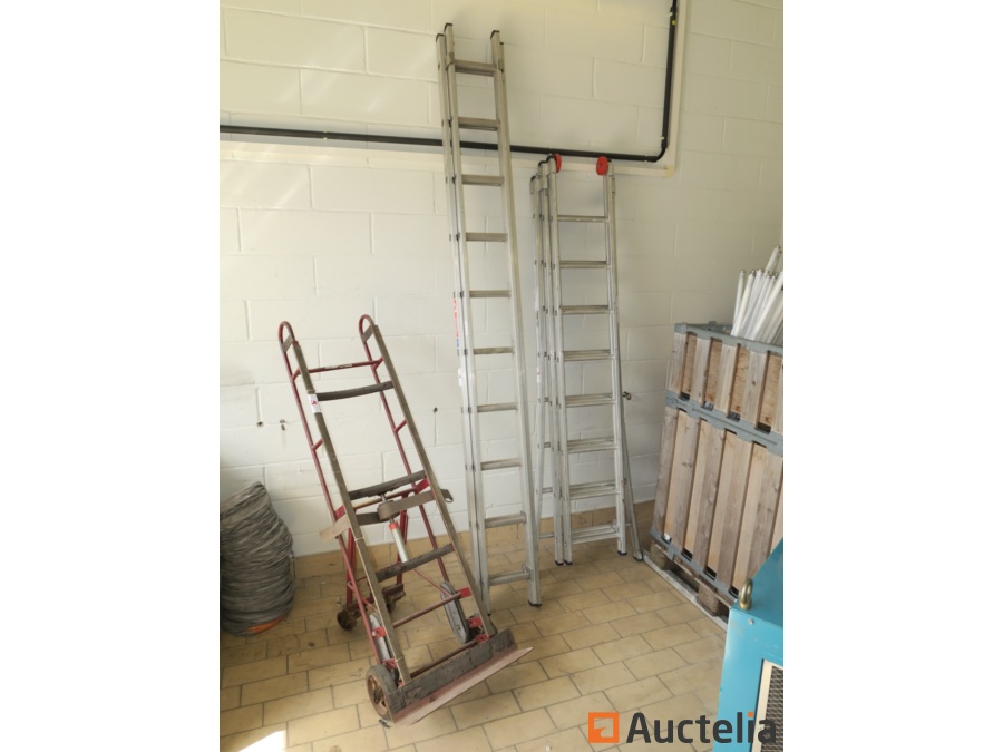 Double and Triple Ladders, Handtruck - Ladder - auctelia.com