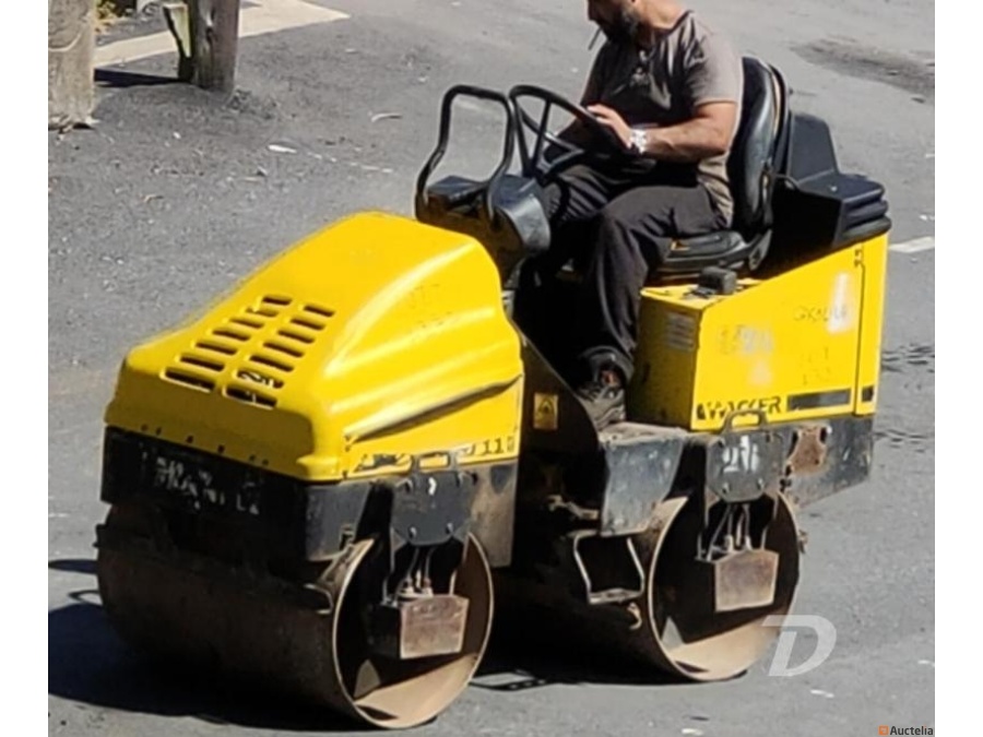 Double roller compactor roller. Wacker RD11 AEC - REF3184 - Steamrolle ...