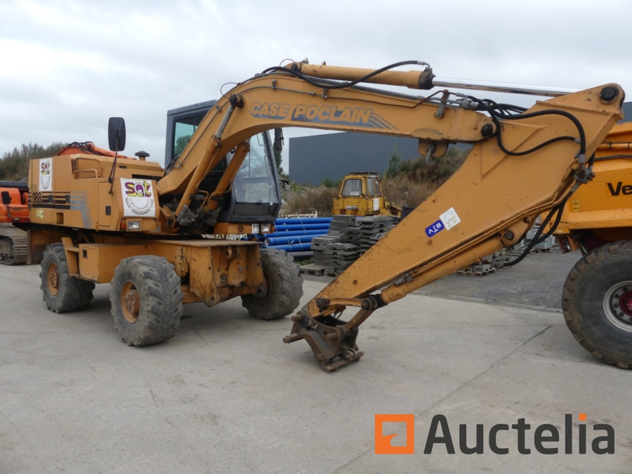 Excavator on wheels Poclain Case 988-P - Excavators - Wheeled excavato ...