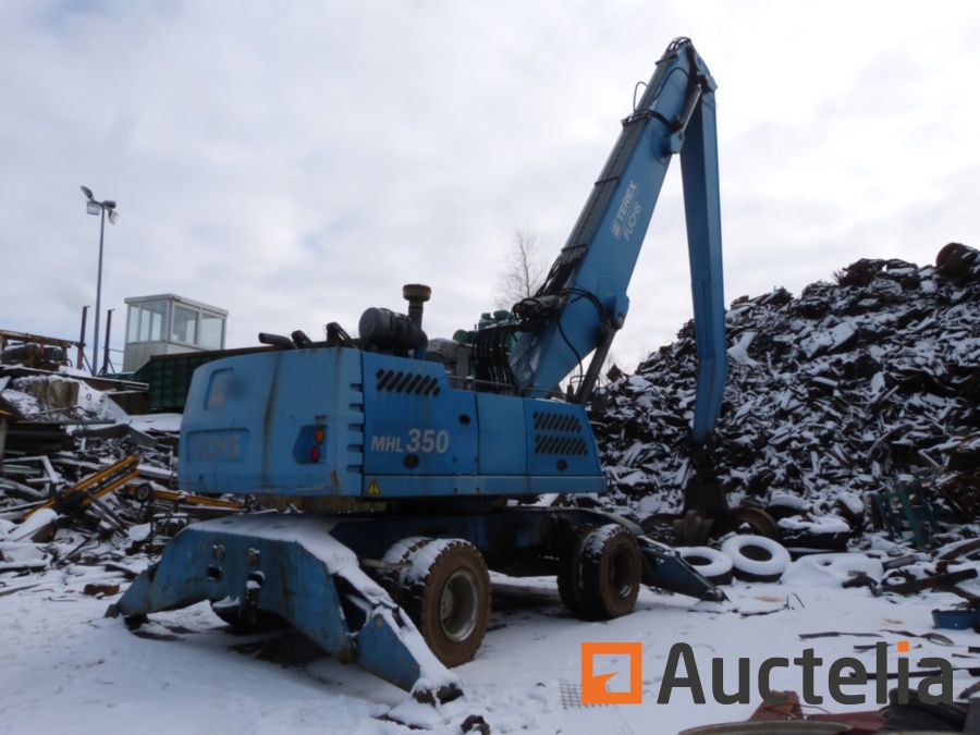 Excavator on wheels Terex Fuchs MHL 350 (2008 - 1956 h) - Excavators ...