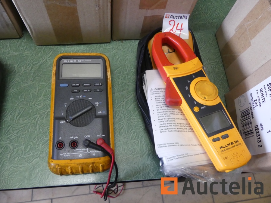 Fluke 83 Digital Multimeter, Fluke 36 AC/DC True RMS Induction voltage ...