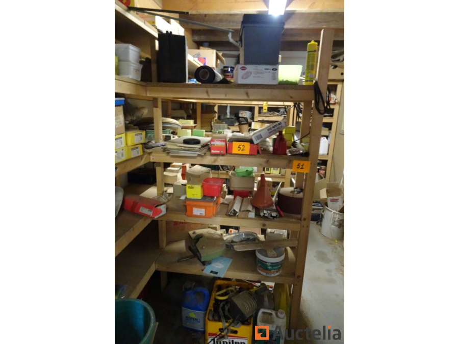 Homemade Wooden Warehouse shelves - Storage - Shelves - auctelia.com