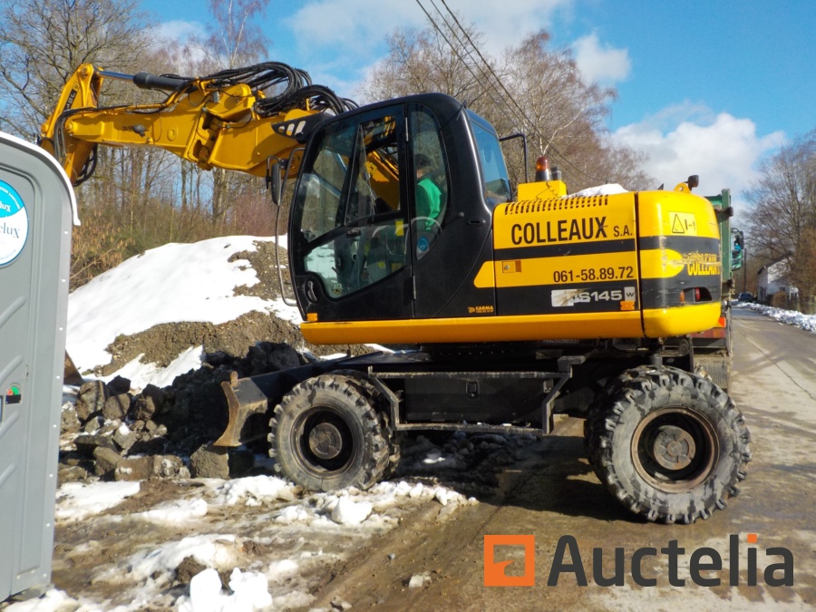 JCB JS145W Wheeled excavator - Wheeled excavators - auctelia.com