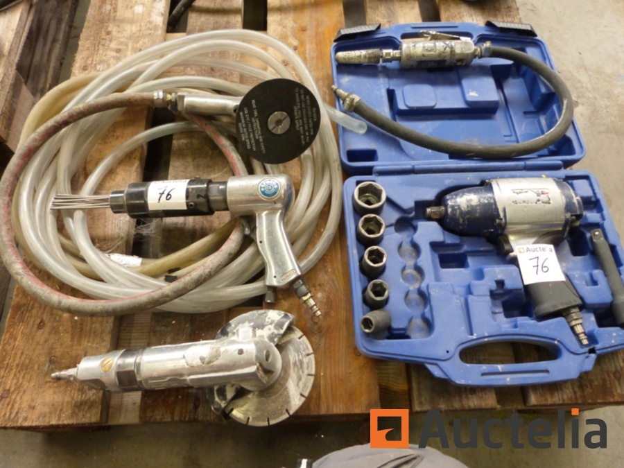 Mechanical and pneumatic gun, Pneumatic Belt sander, Grinder - Constru ...