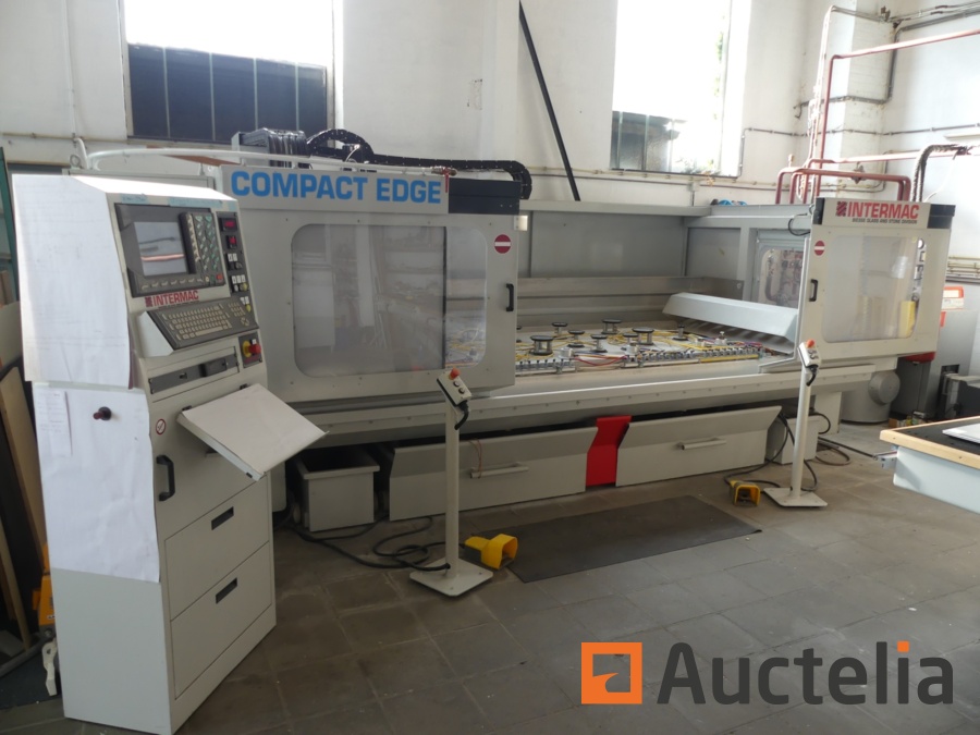 Metal milling machine horizontal CNC for glass and stone Intermac Comp ...