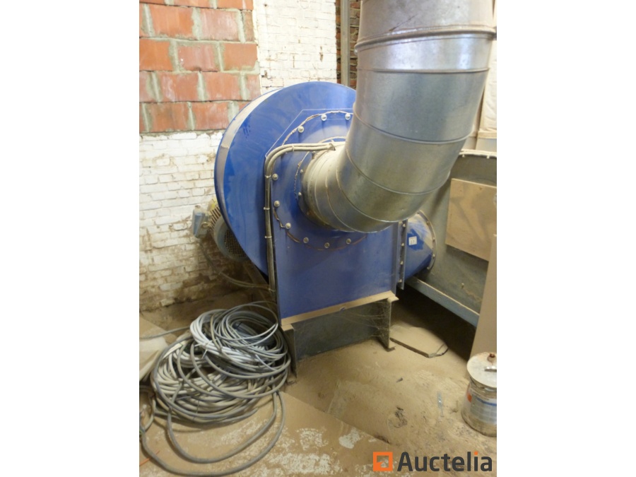 Motorized fan and Chip extractor unit piping - Woodworking - Dust coll ...