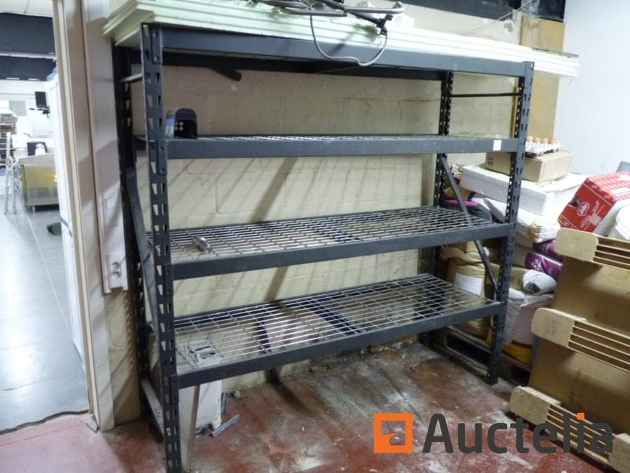 NFS metal racks, shelves removable pvc - Pallet racks - auctelia.com