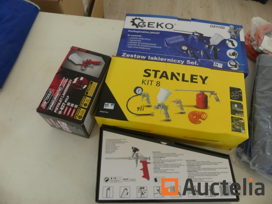 Pneumatic Pistol Kit Stanley KIT 8, pneumatic pistol Kit 5 parts Geko ...