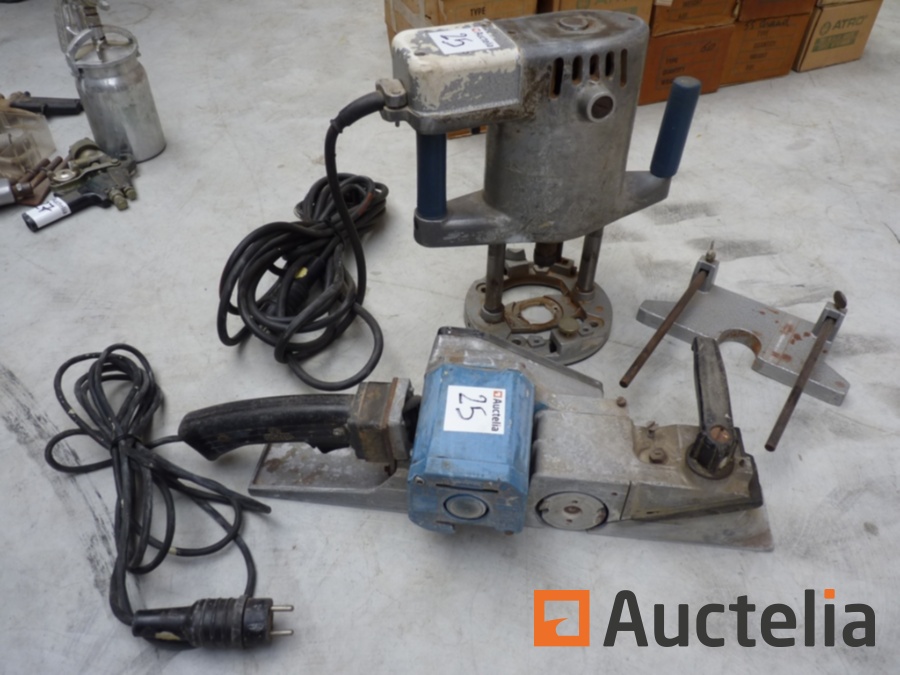 Router Scheer HM30, electric planer Scheer MH75 - Hand tools - auctelia.com
