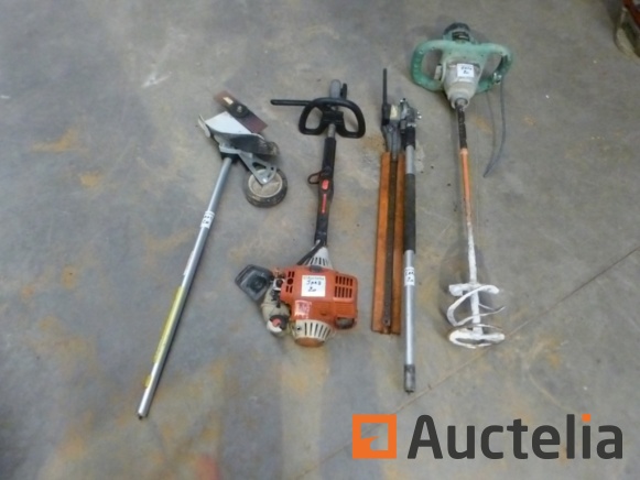 Stihl multi-purpose machine, plaster mixer used at auction - Auctelia