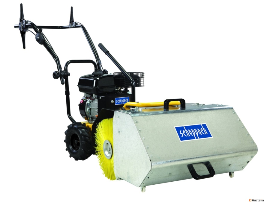 Sweeper with drip tray and snow blade 6.5 hp - used at auction - Auctelia