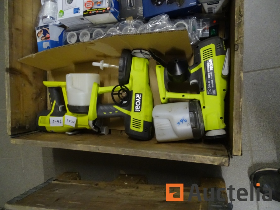 3 Pistolets à peinture RYOBI P620 - Peinture - auctelia.com