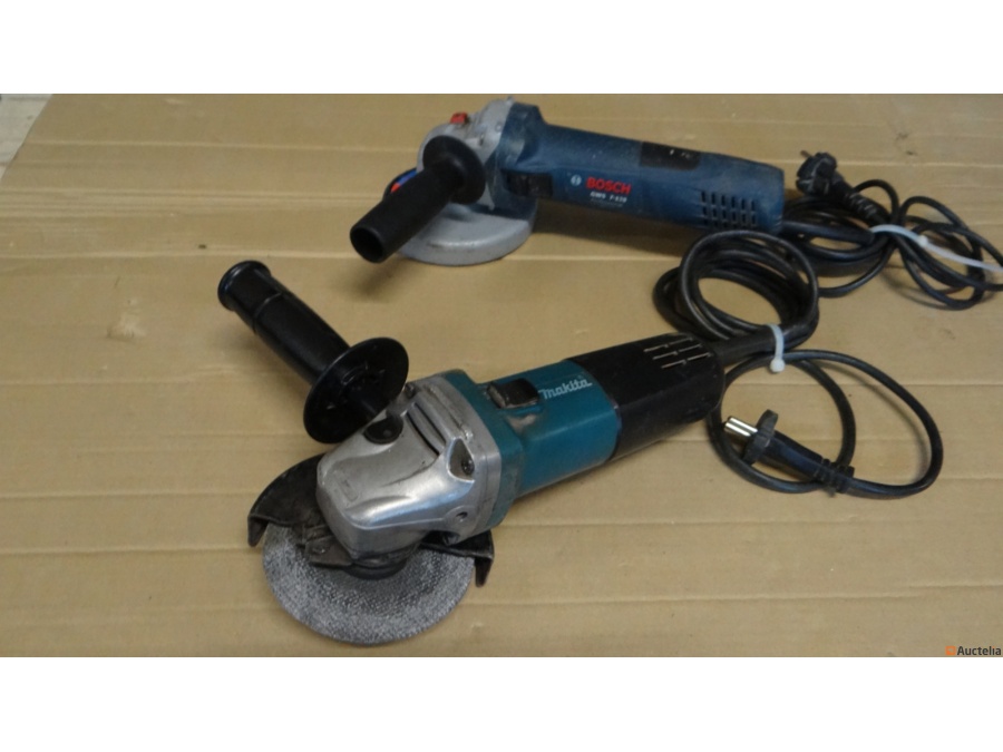 Disqueuse BOSCH GWS-125, Disqueuse MAKITA 9554HN - Autres matériels TP ...
