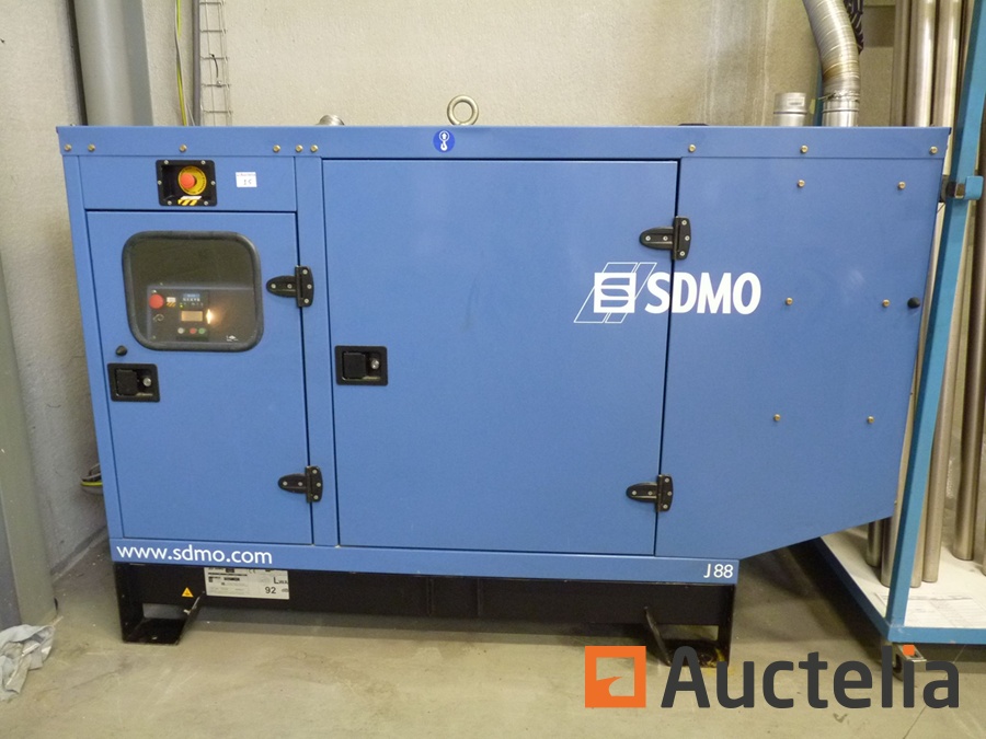 Groupe électrogène SDMO J88K 88kVA d'occasion aux enchères - Auctelia