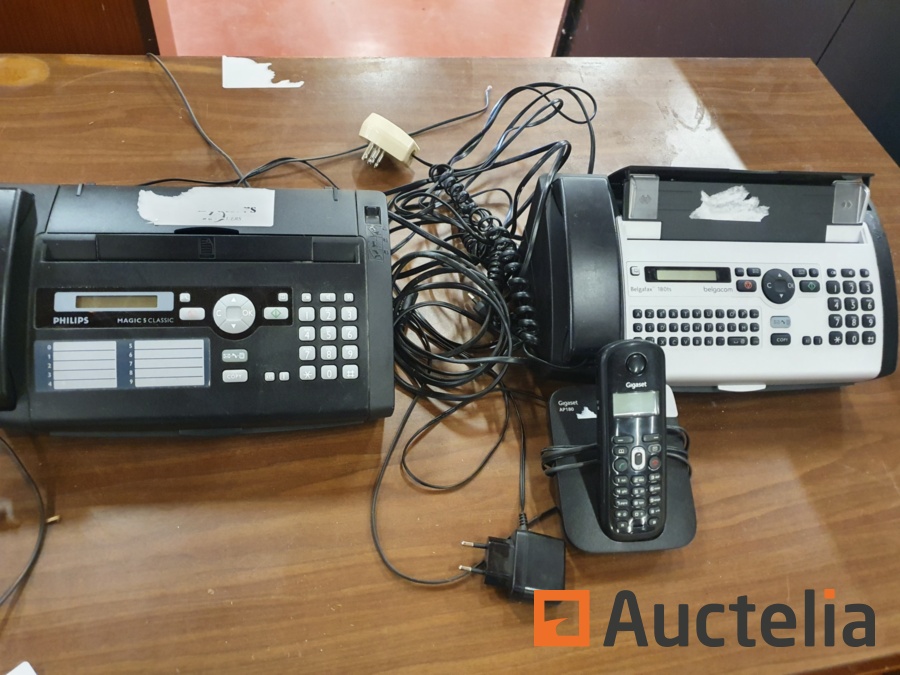 Lot d'appareil de télécommunication (fax, répondeur, téléphone) - Aut ...