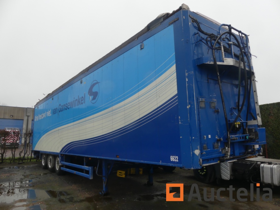 (Matis : 6622) Semi remorque tôle aluminium cargofloor STAS SZ339V (20 ...