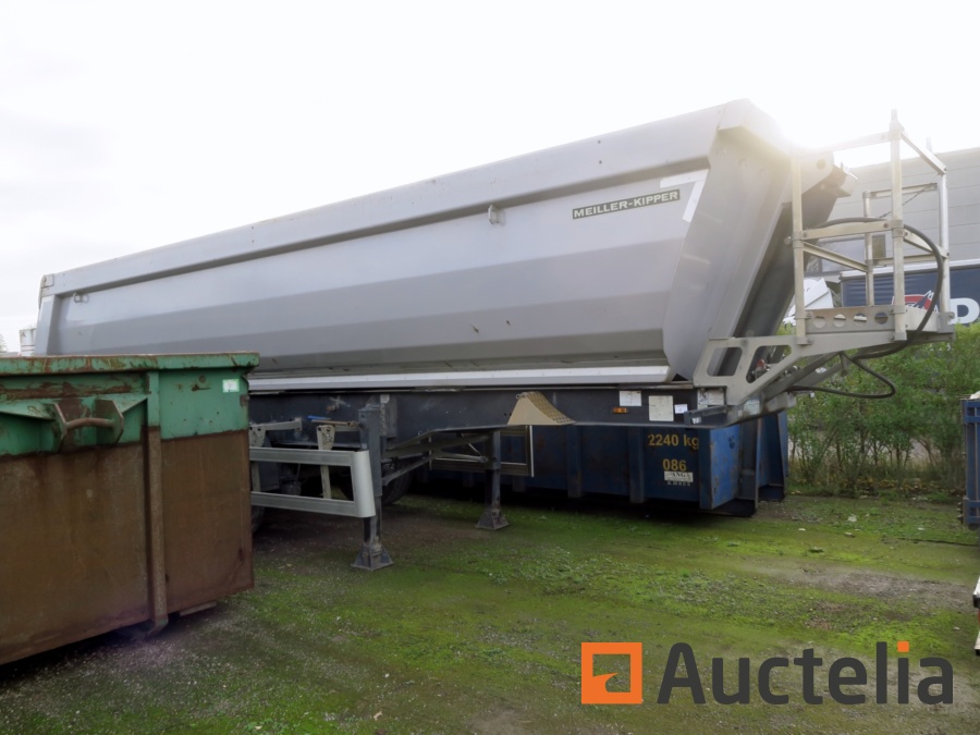 Semi-remorque Benne en Hardox triple essieux Meiller TR-T - Semi remor ...