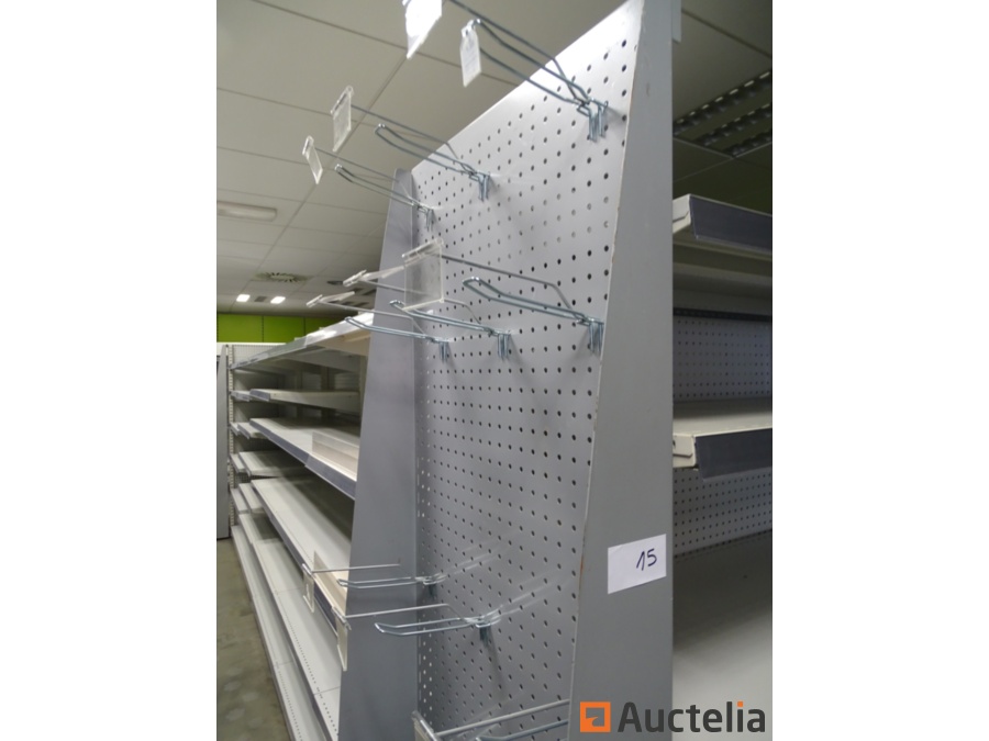 7 Metaal rekken haken - Winkels - Stellingen - auctelia.com