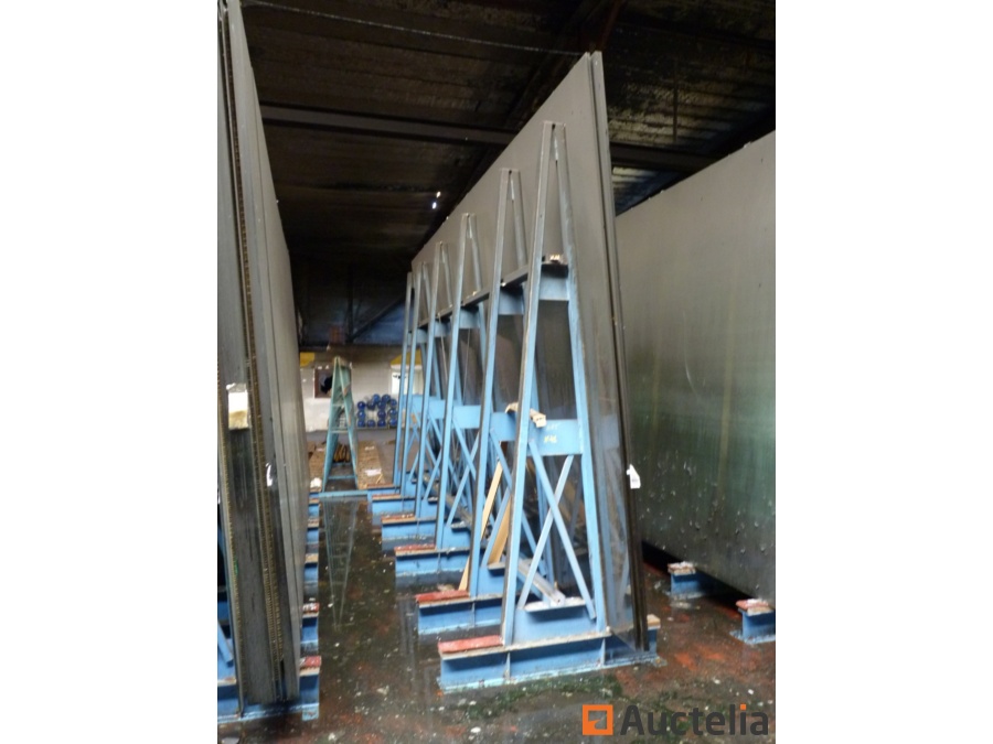 Opslag rek voor grote glasplaten - Andere sectoren - Glas & Keramiek ...